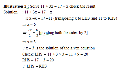Algebra For Linear Equation | Physics Wallah