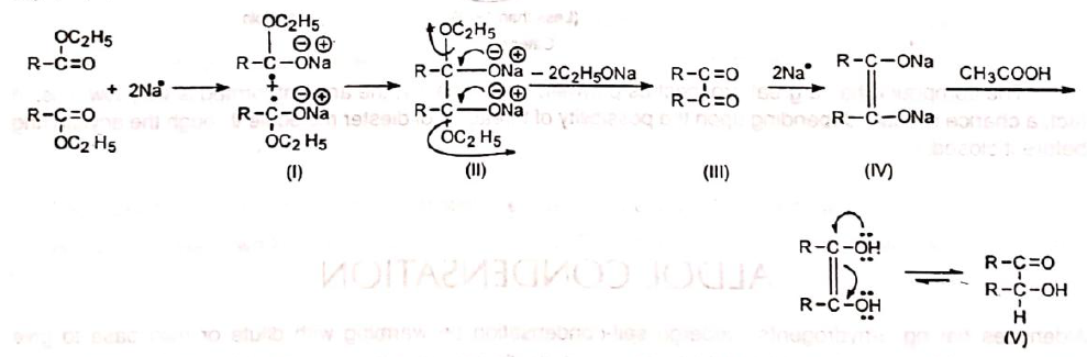 Acy loin Condensation Reaction and Mechanism And Questions