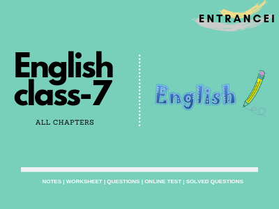 NCERT English class 7 solutions | class 7 NCERT English solutions