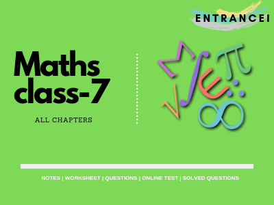 Quiz for Class 7 Maths | Entrancei
