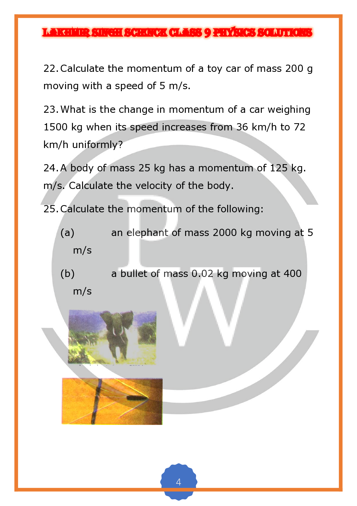 Lakhmir Singh Physics Class 9 Chapter 2-Force and laws of motion ...