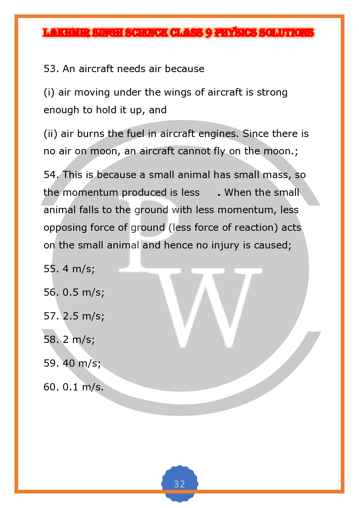 Lakhmir Singh Physics Class 9 Chapter 2-Force and laws of motion ...