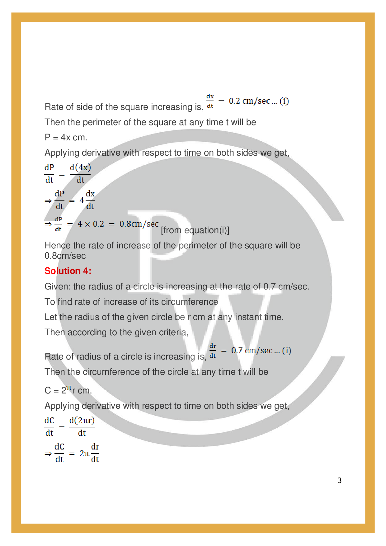 solutions for class 12 maths chapter-13 Exercise-13B RD Sharma | PW