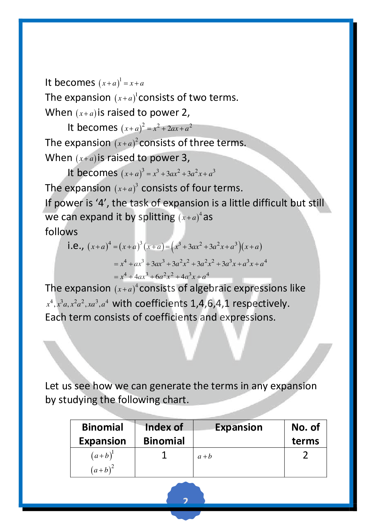 What is Binomial Theorem Explain with the help of examples |Physics Wallah