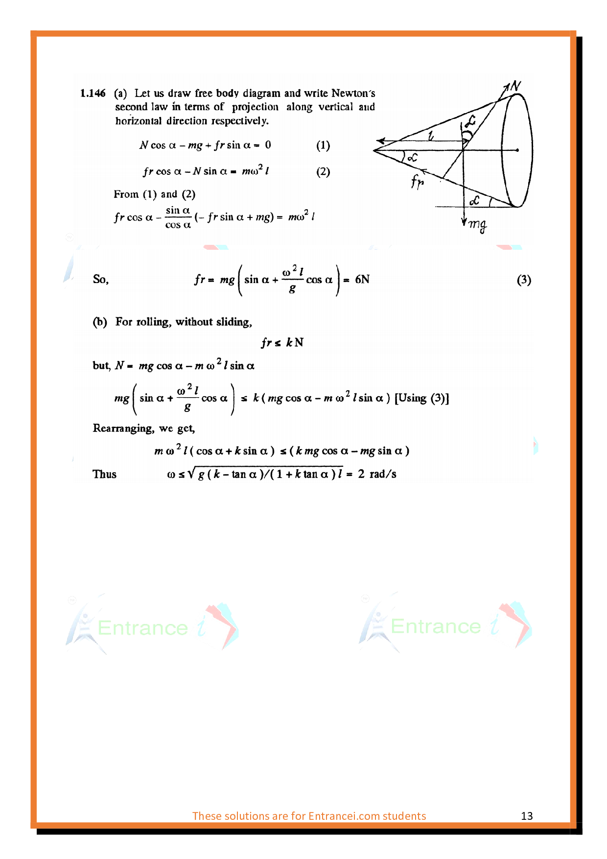 I.E. Irodov Solutions On Laws of Conservation of Energy, Momentum, and Angular Momentum | PW