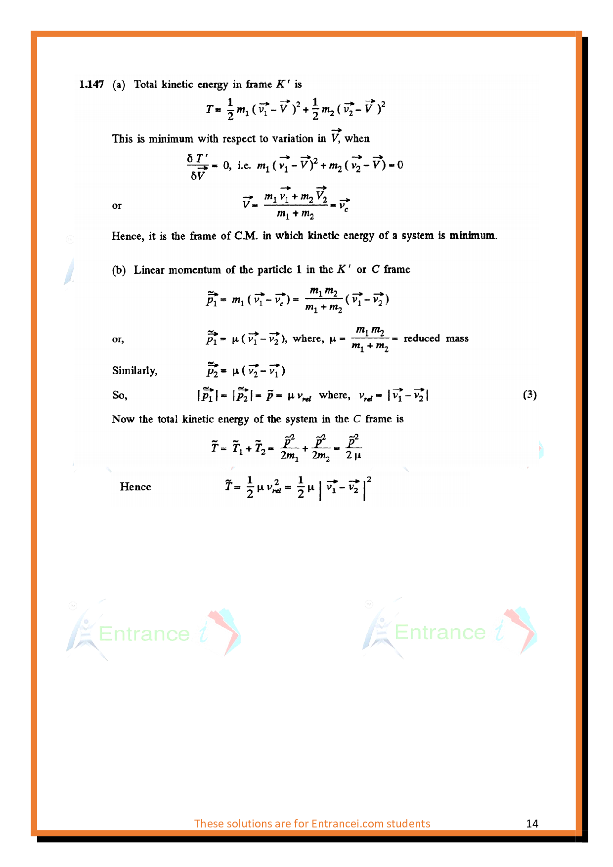 I.E. Irodov Solutions On Laws of Conservation of Energy, Momentum, and Angular Momentum | PW