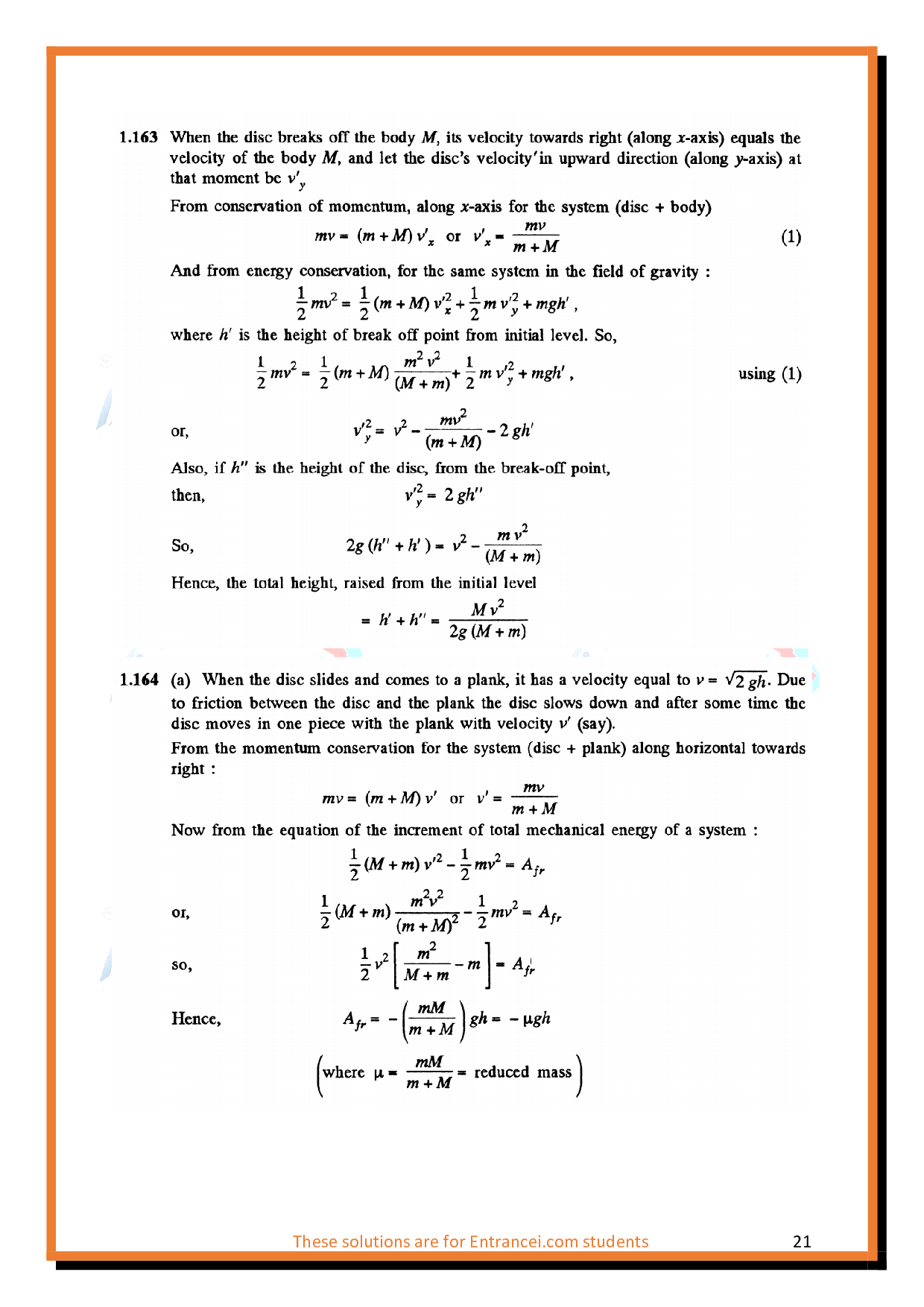 I.E. Irodov Solutions On Laws of Conservation of Energy, Momentum, and Angular Momentum | PW
