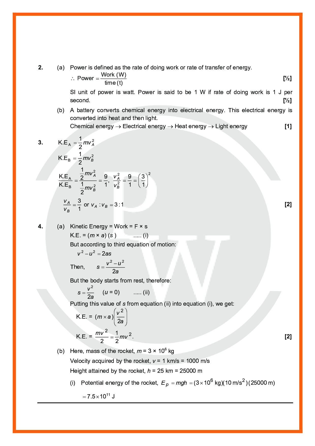 CBSE Sample Paper-6 class 9 Science with solution | Physics Wallah