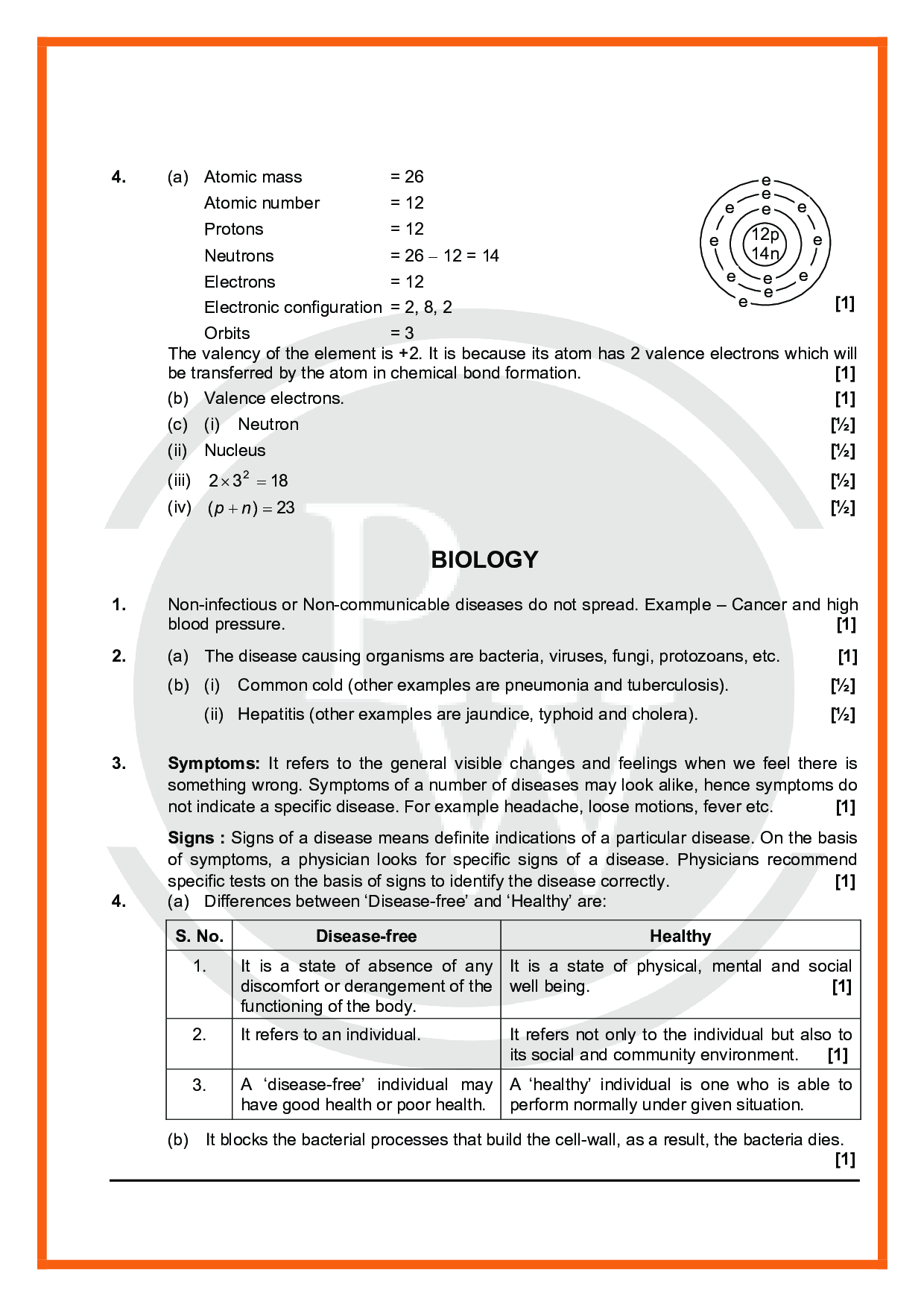 CBSE Sample Paper-6 class 9 Science with solution | Physics Wallah