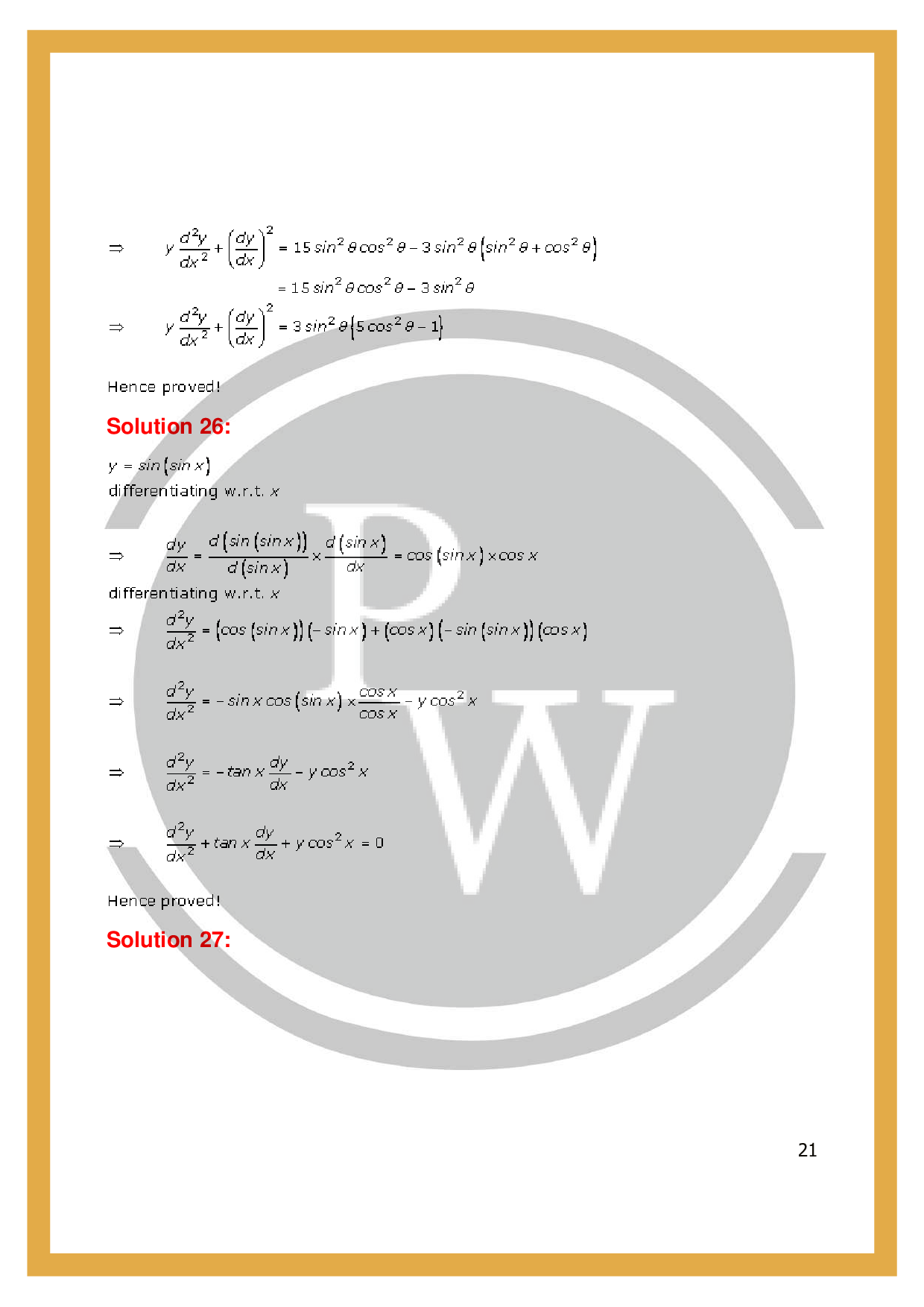 Solutions for class 12 maths chapter-11 Exercise-11E RD Sharma