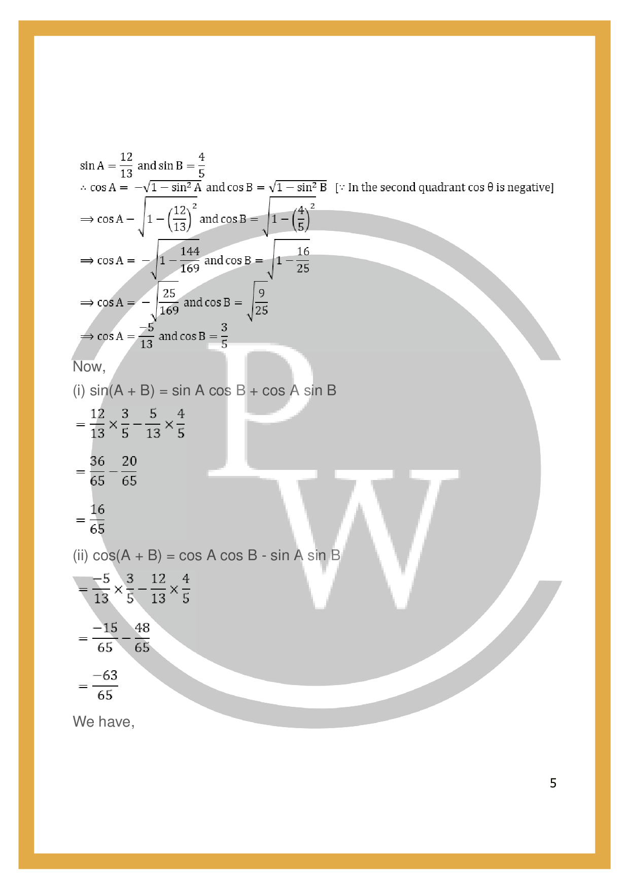 RD Sharma Class 11 Chapter 7 Trigonometric Ratios Exercise 7A Physics rd-sharma-class-11-chapter-7-trigonometric-ratios-exercise-7a-physics