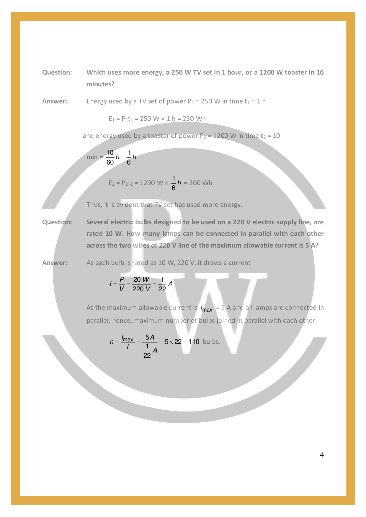 Important Questions For Class 10 Science Chapter 12 Electricity PW important-questions-for-class-10-science-chapter-12-electricity-pw