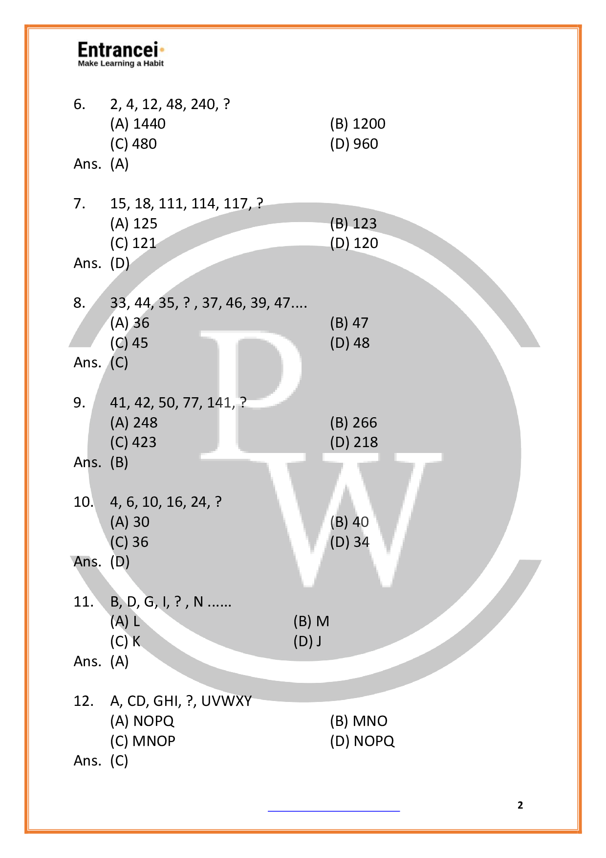 NTSE M.P. MAT Question Papers 2020-21|Physics Wallah