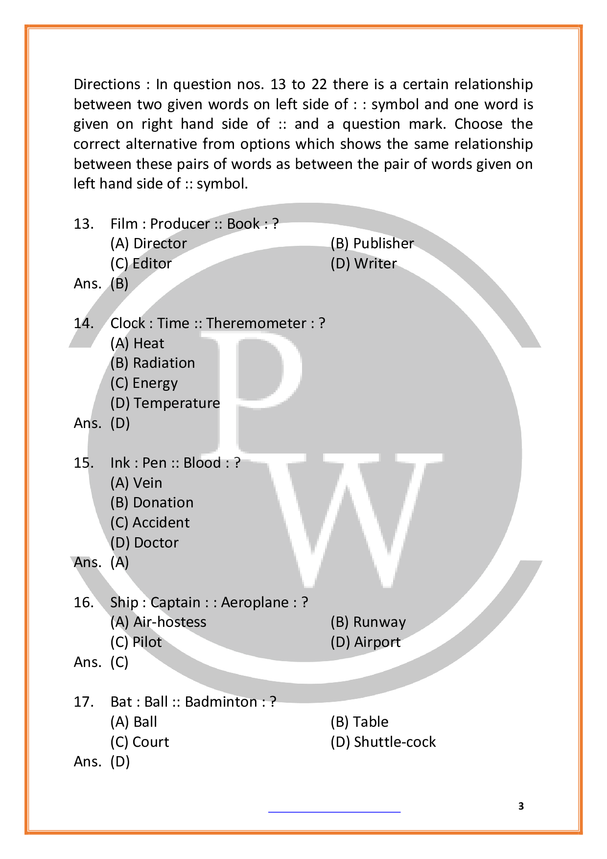 NTSE M.P. MAT Question Papers 2020-21|Physics Wallah