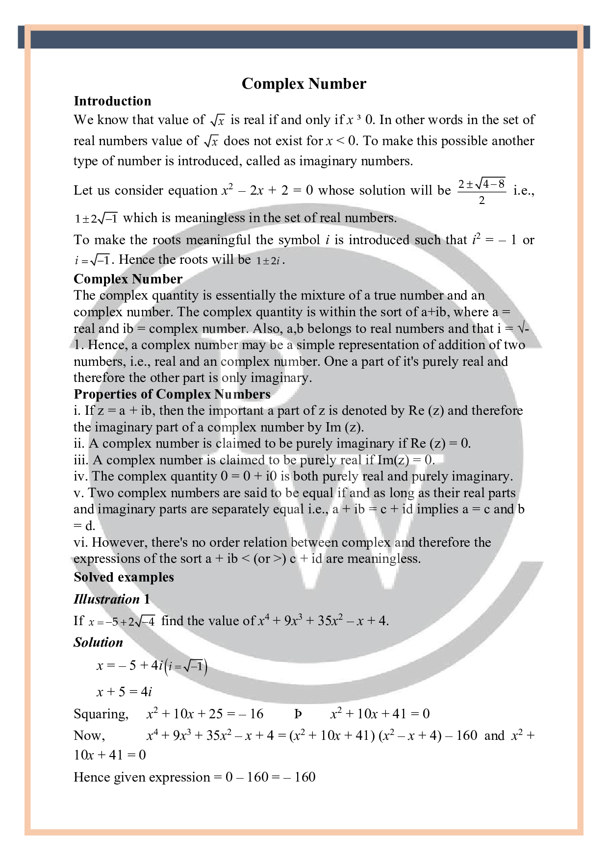 What is Complex Number | Physics Wallah