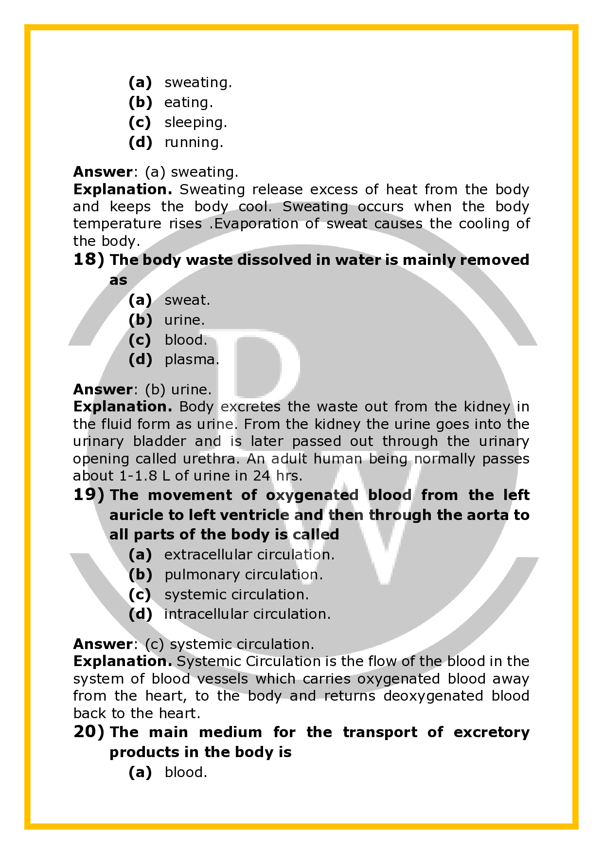 Class 7th Science Transportation in Animals and Plants | PW