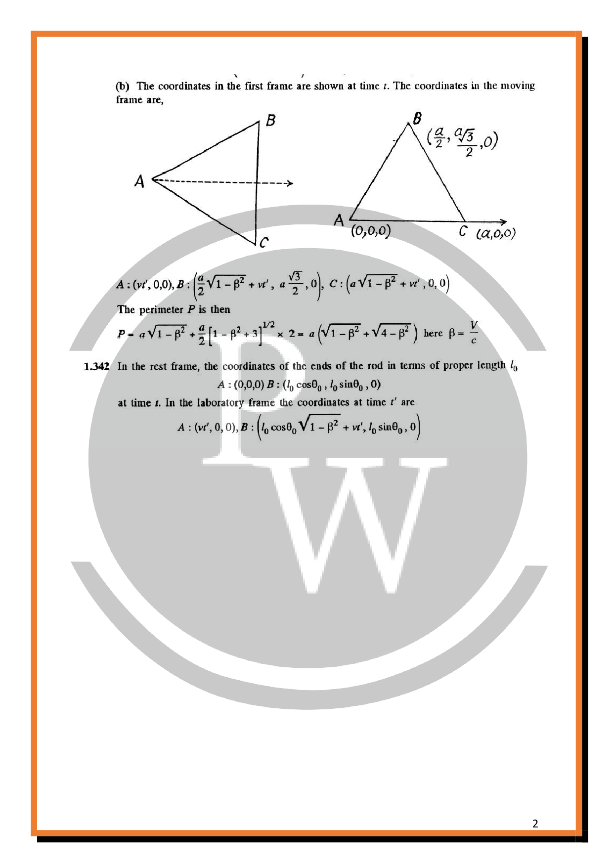 I.E. Irodov Solutions on Relativistic Mechanics | Physics Wallah