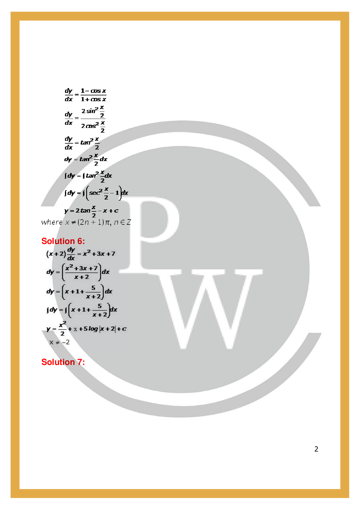 Solutions|chapter-22 Exercise-22e RD Sharma
