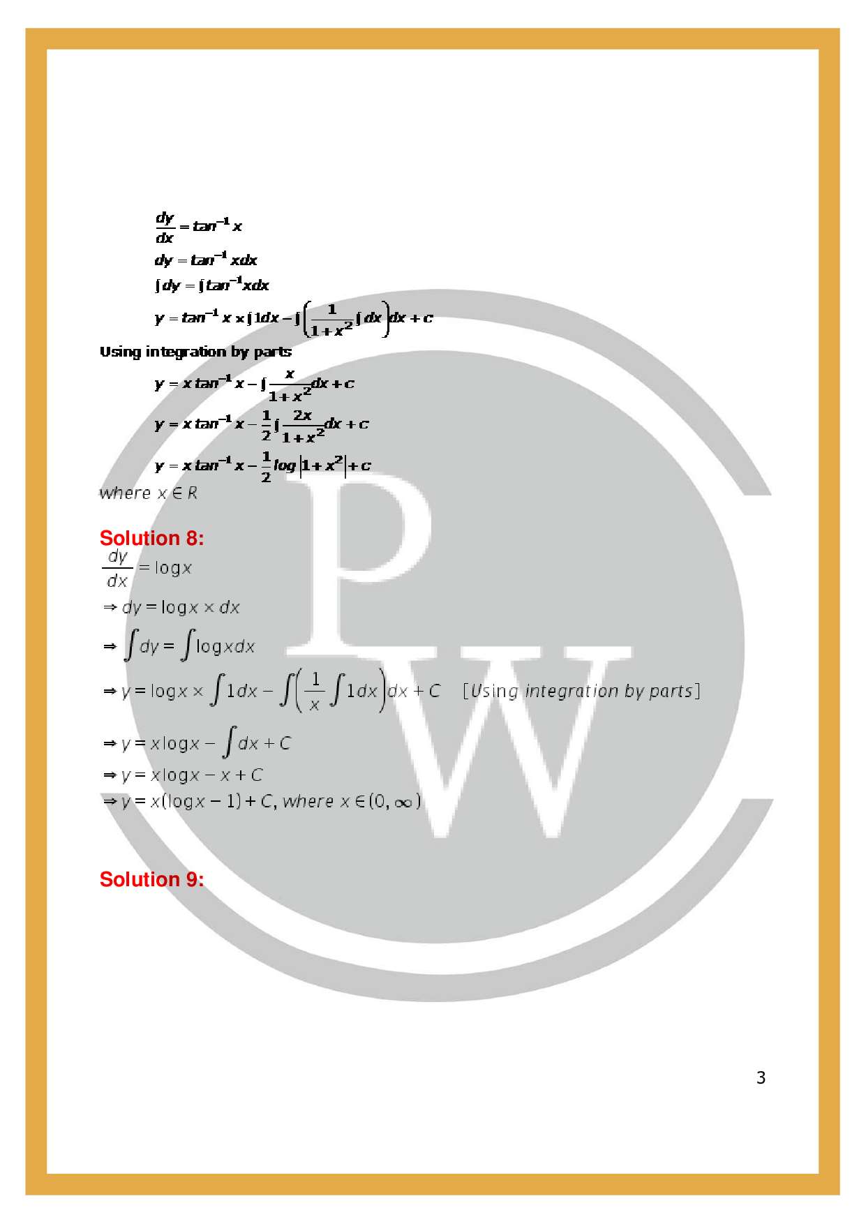 Solutions|chapter-22 Exercise-22e RD Sharma