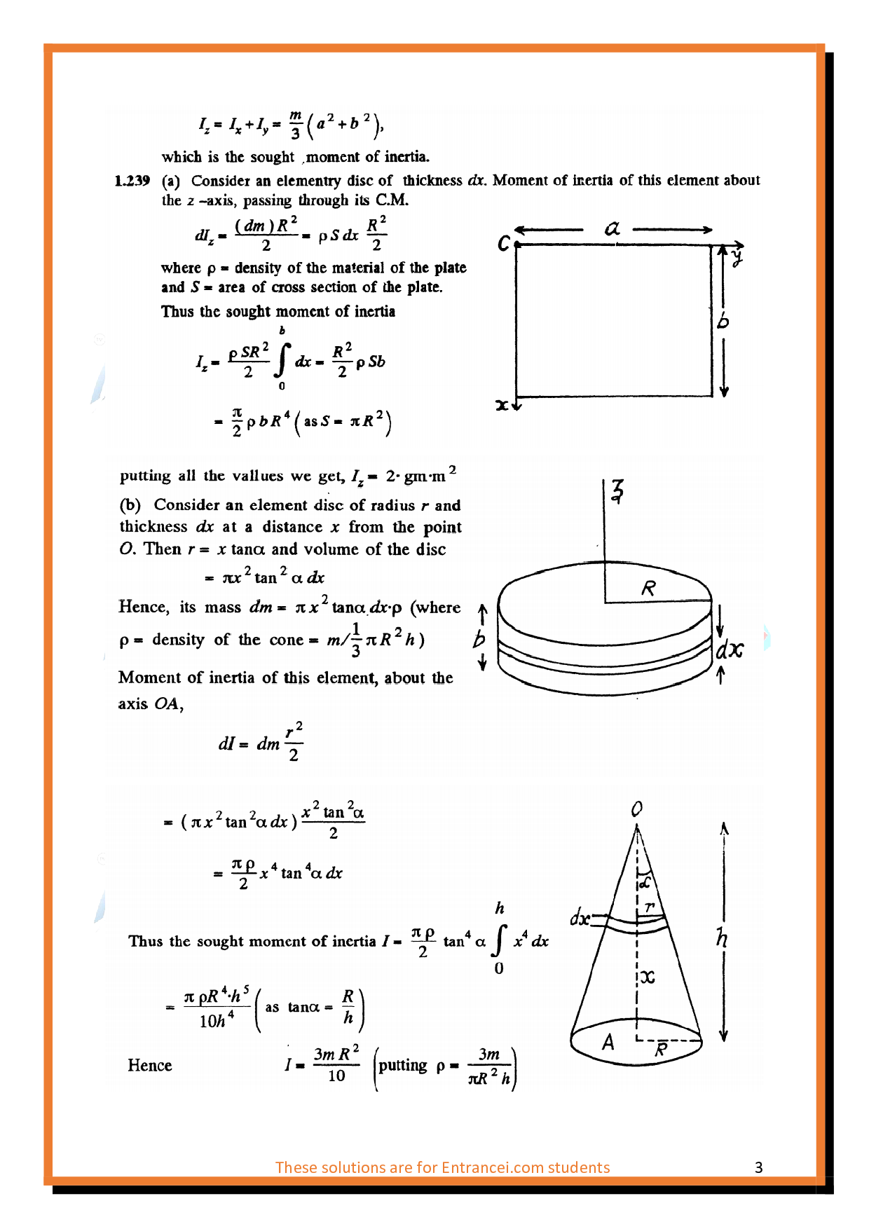 I.E. Irodov Solutions on Dynamics of a Solid Body | PW