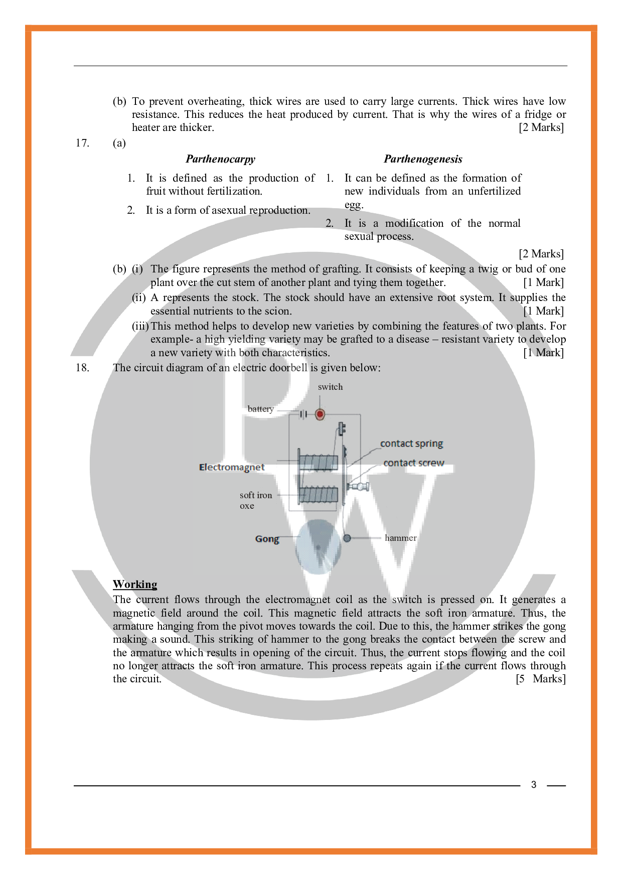 Class 7 Science Worksheet-6 With Solution |Physics Wallah