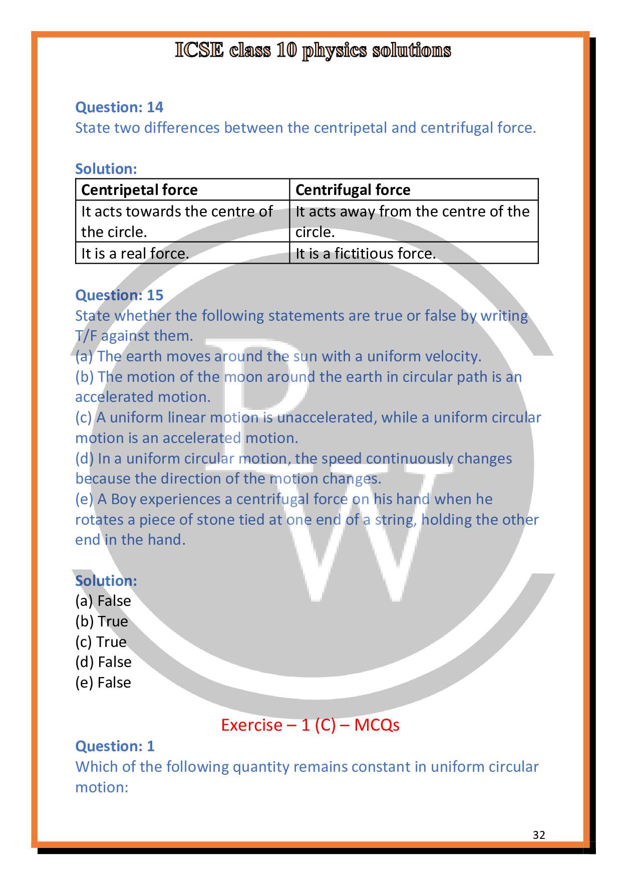 Solutions Of Chapter 1 Force For ICSE Class 10 Physics PW solutions-of-chapter-1-force-for-icse-class-10-physics-pw
