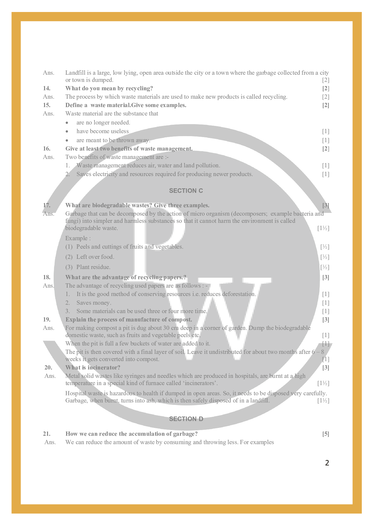 class 6 science worksheets Chapter 16-Garbage In, Garbage Out |PW