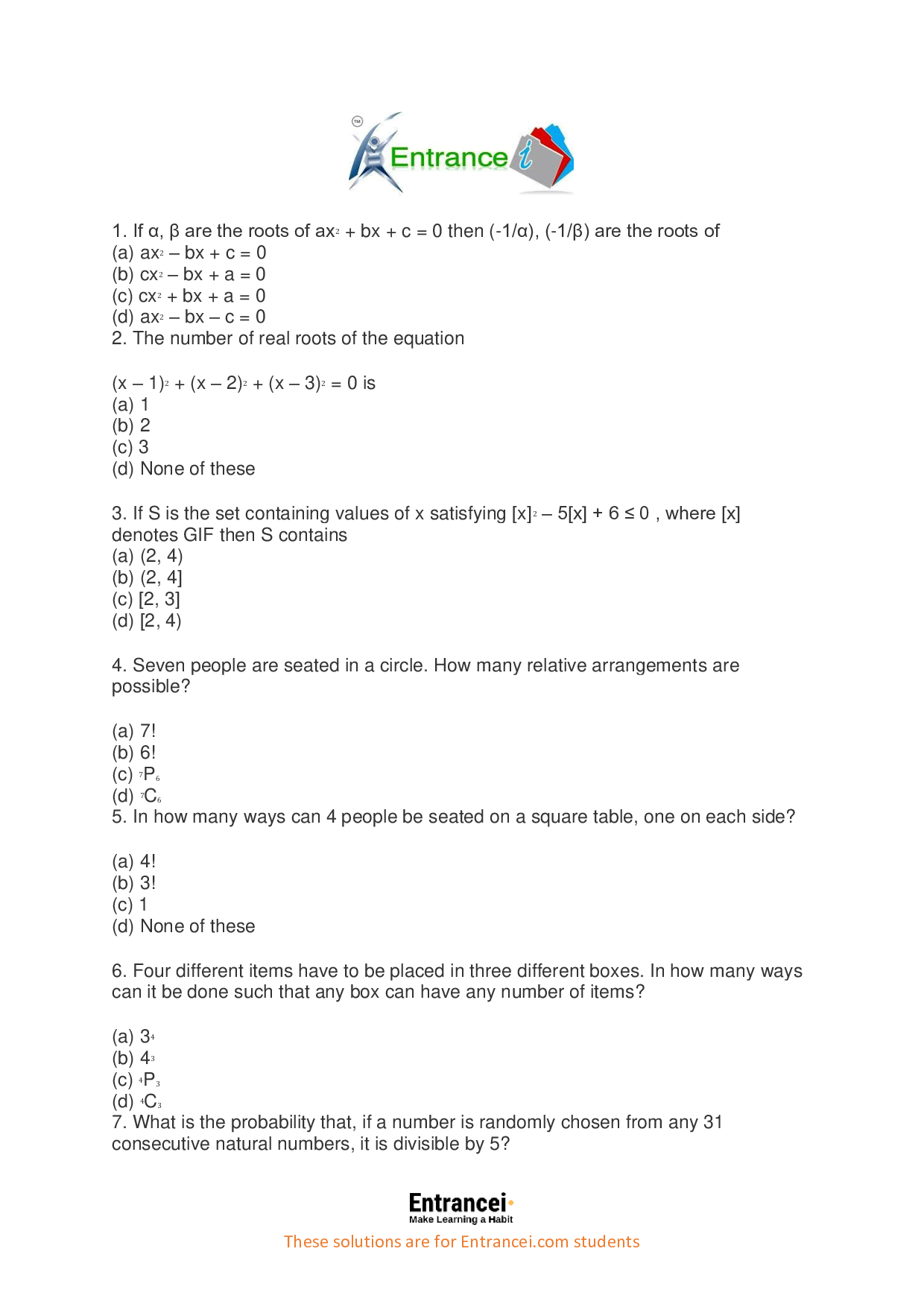 Previous Year BITSAT Question Paper-2013 With Answer Key | PW