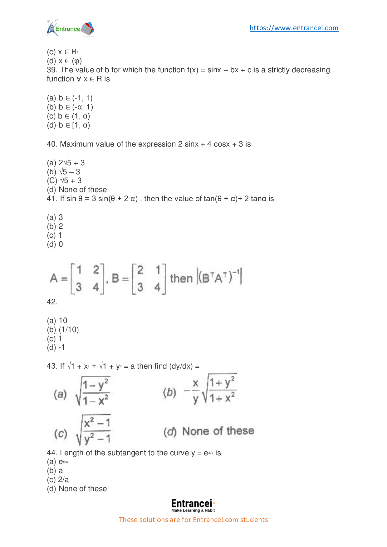 Previous Year BITSAT Question Paper-2013 With Answer Key | PW