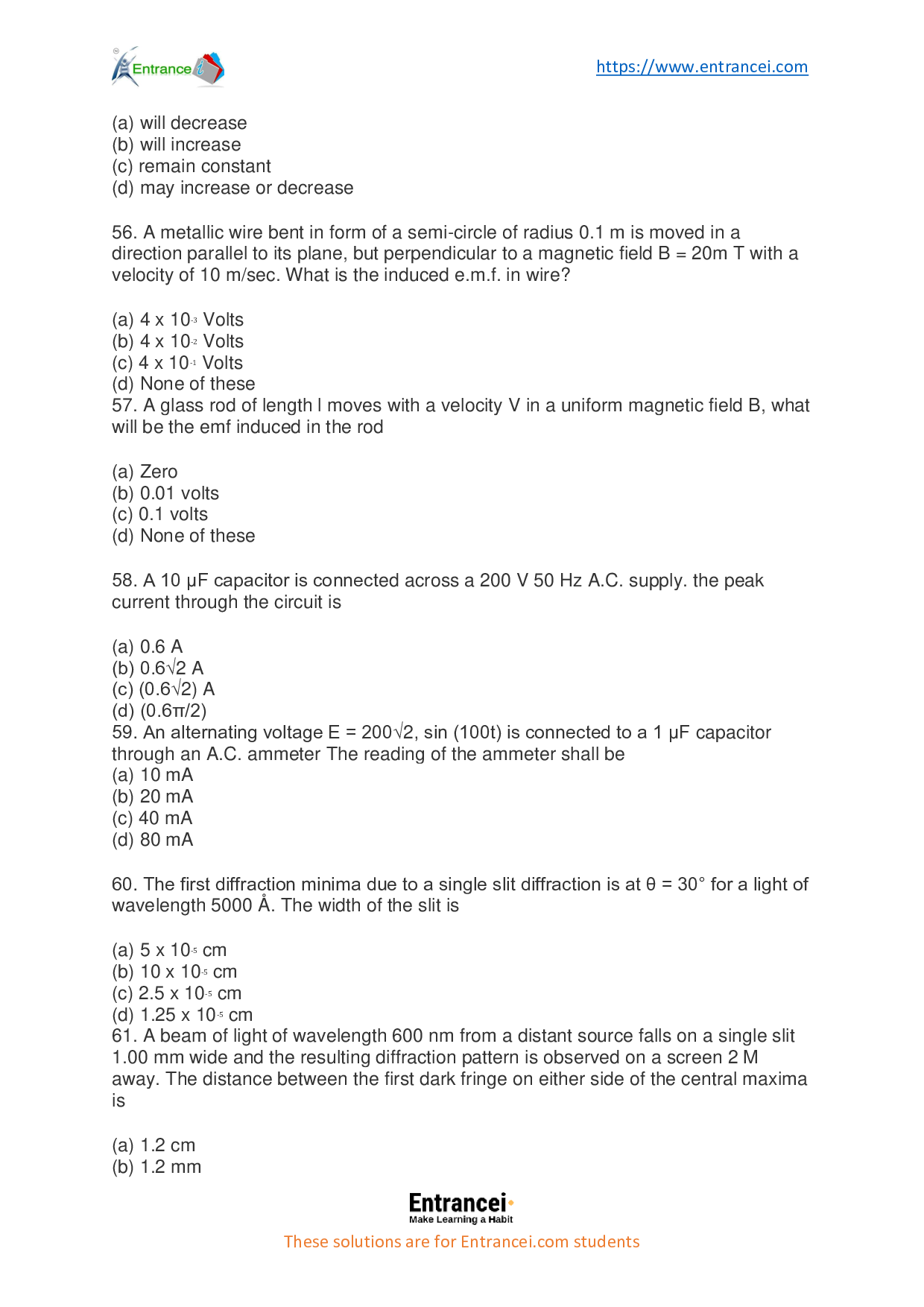 Previous Year BITSAT Question Paper-2013 With Answer Key | PW