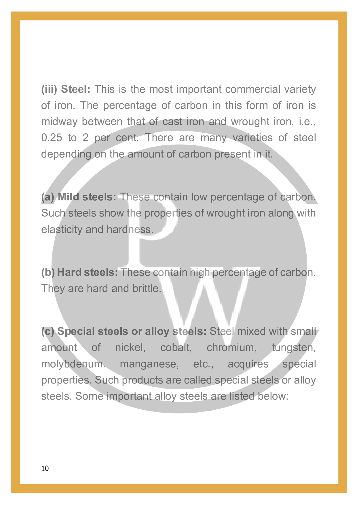 Iron | Symbols and properties of Iron | Physics Wallah
