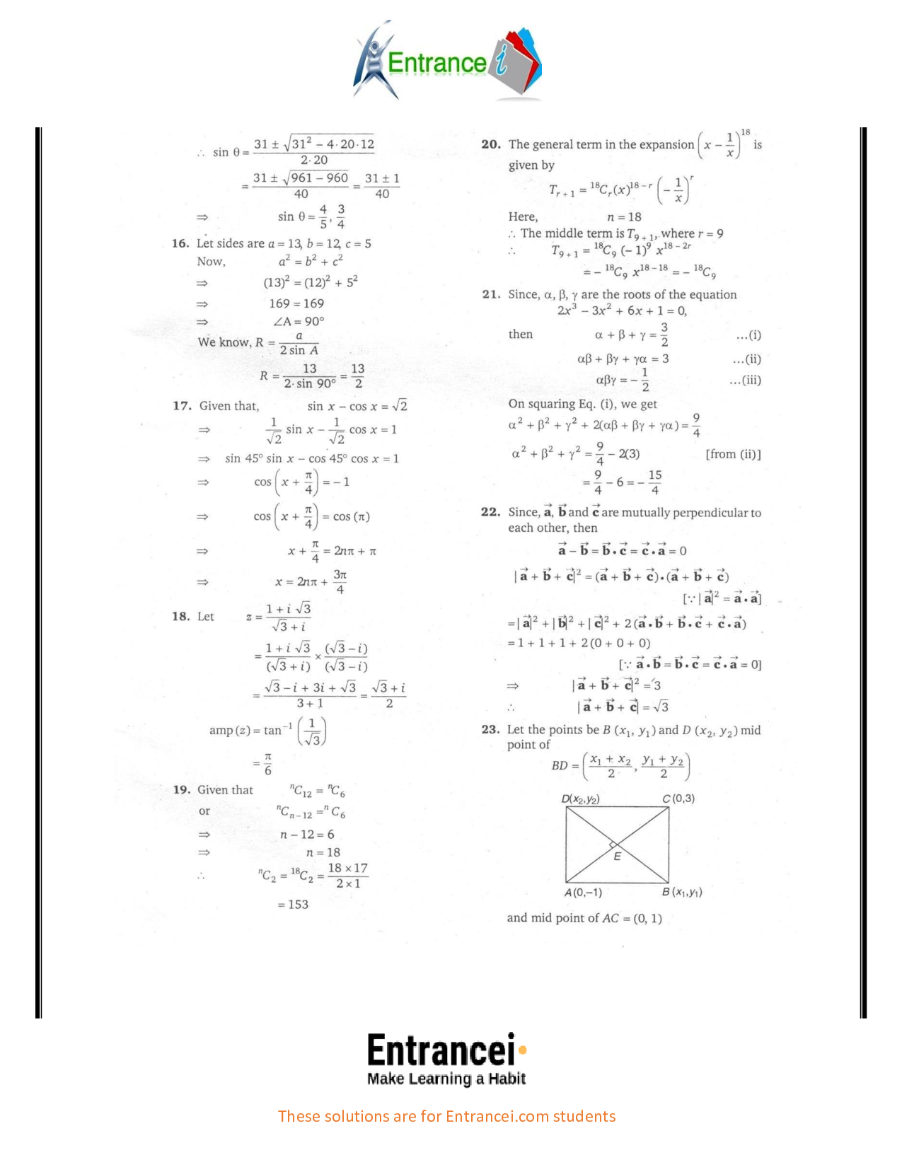 Previous Year BITSAT Question Paper-2006 With Answer Key | PW