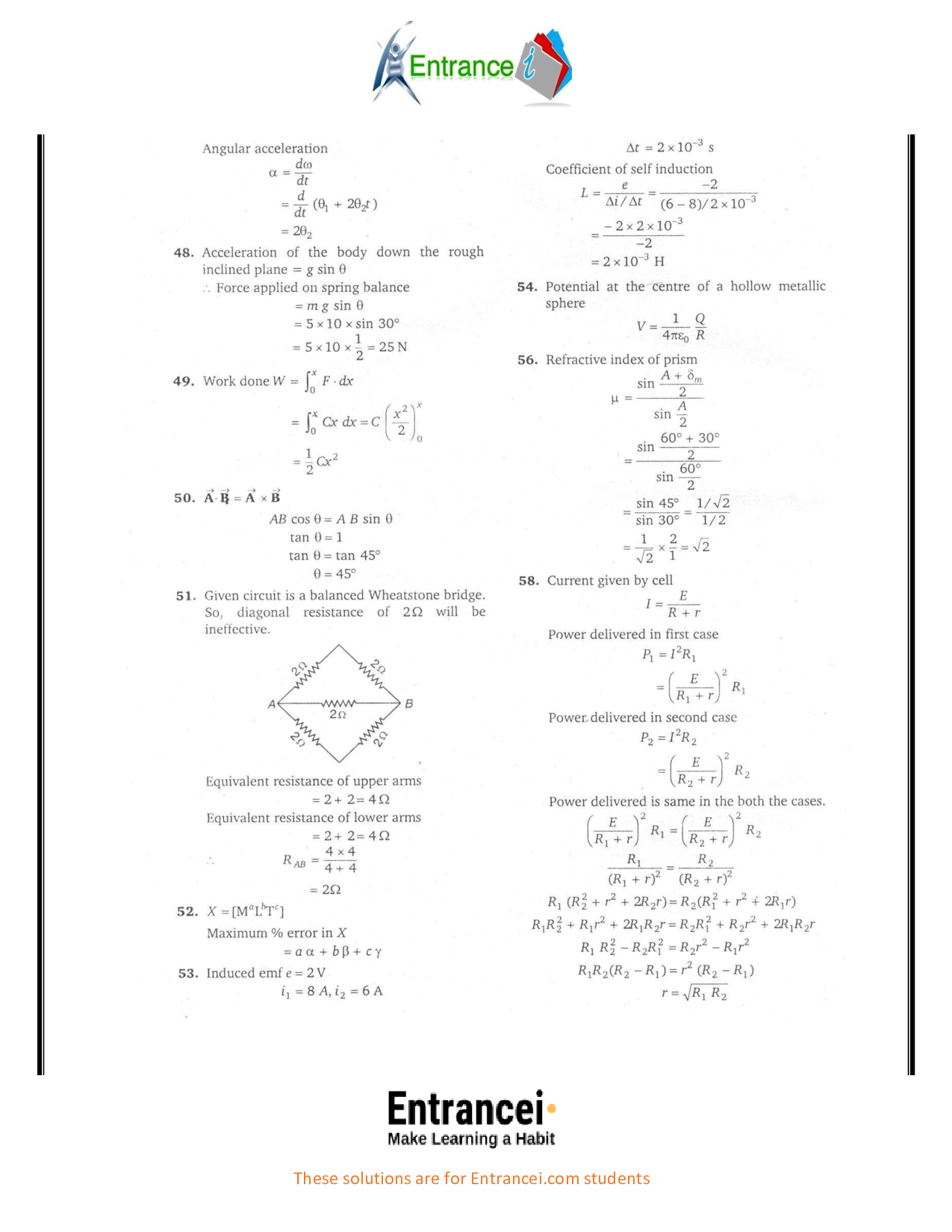 Previous Year BITSAT Question Paper-2006 With Answer Key | PW