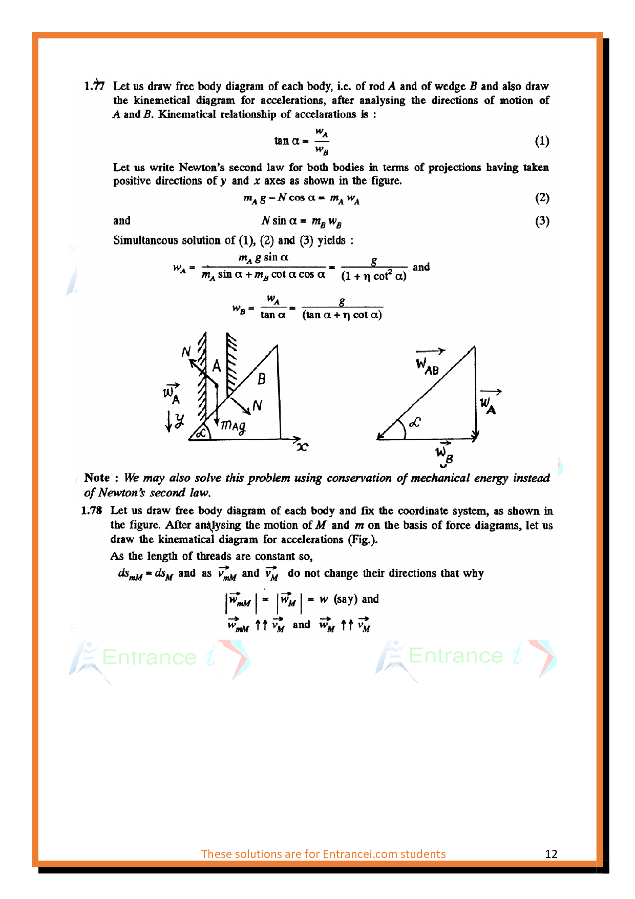 I.E. Irodov Solutions on The Fundamental Equation of Dynamics | PW