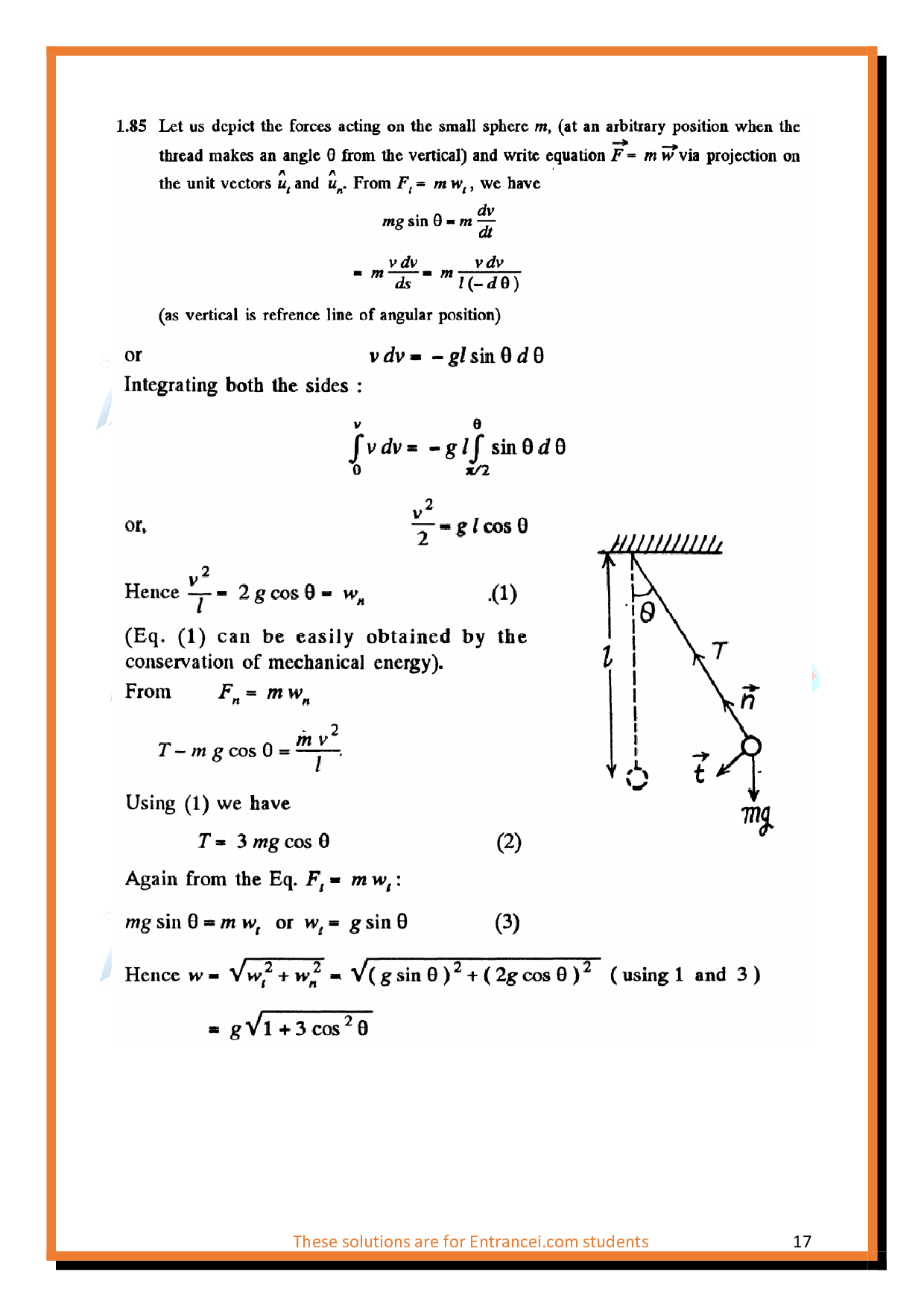 I.E. Irodov Solutions on The Fundamental Equation of Dynamics | PW