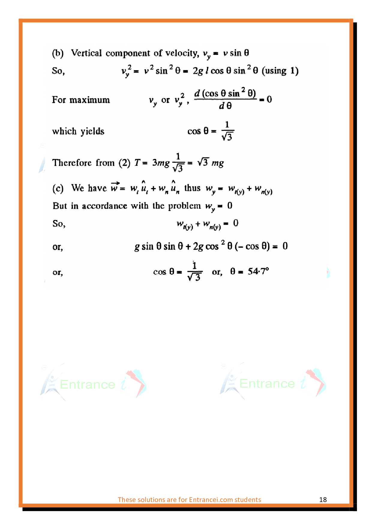 I.E. Irodov Solutions on The Fundamental Equation of Dynamics | PW