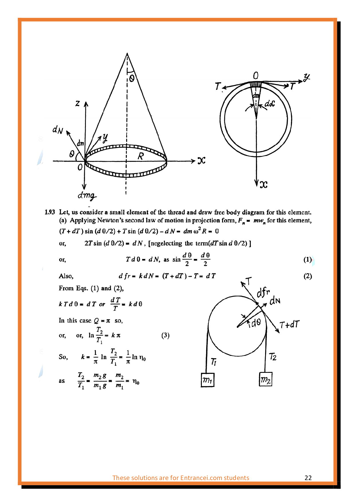 I.E. Irodov Solutions on The Fundamental Equation of Dynamics | PW