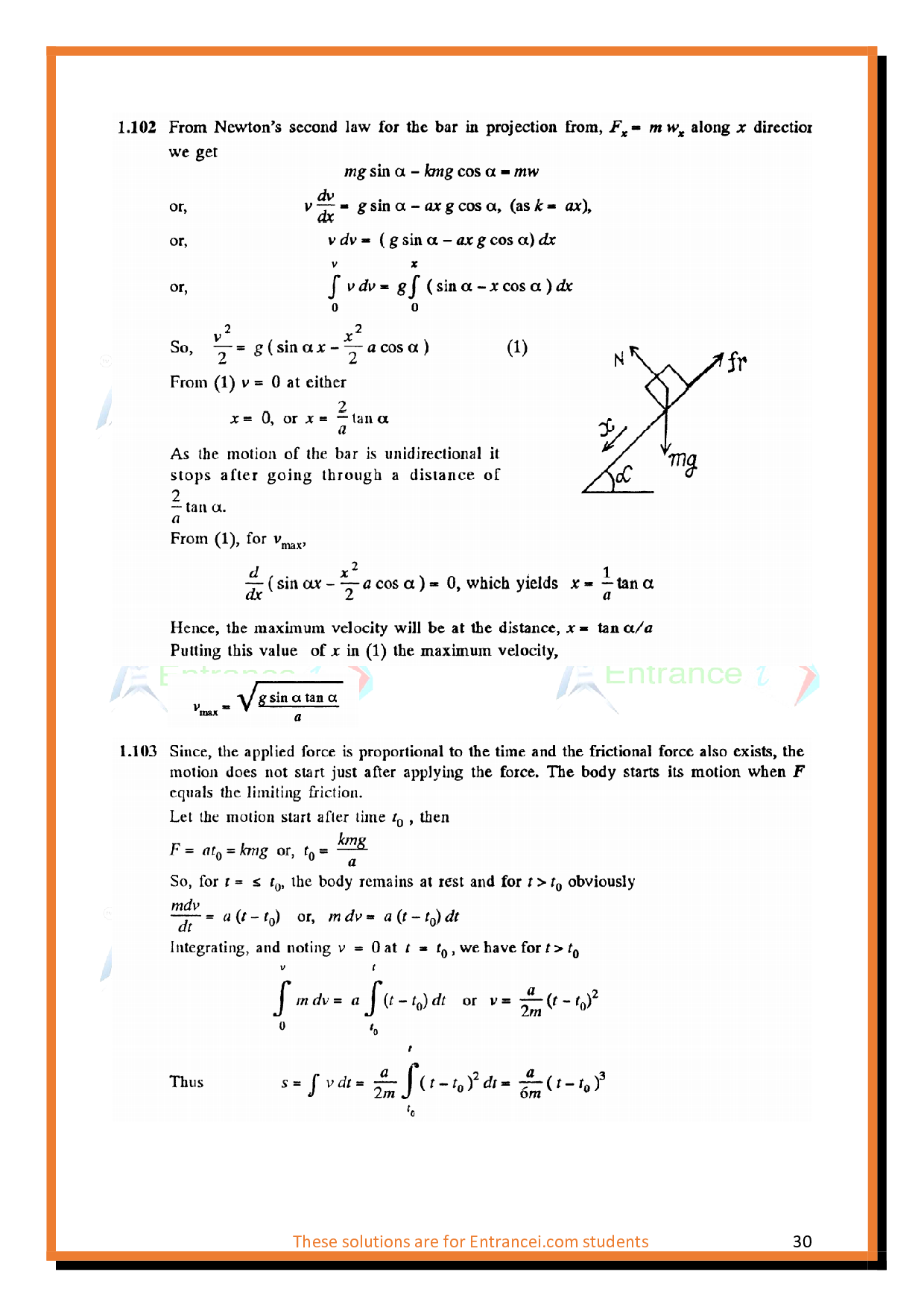 I.E. Irodov Solutions on The Fundamental Equation of Dynamics | PW