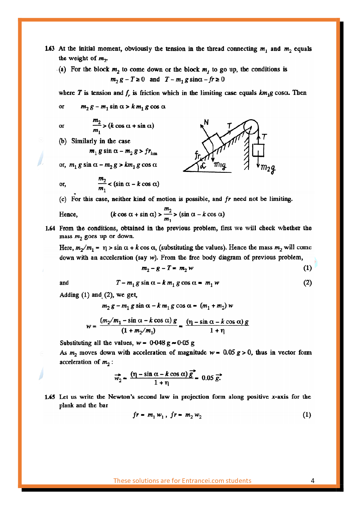I.E. Irodov Solutions on The Fundamental Equation of Dynamics | PW
