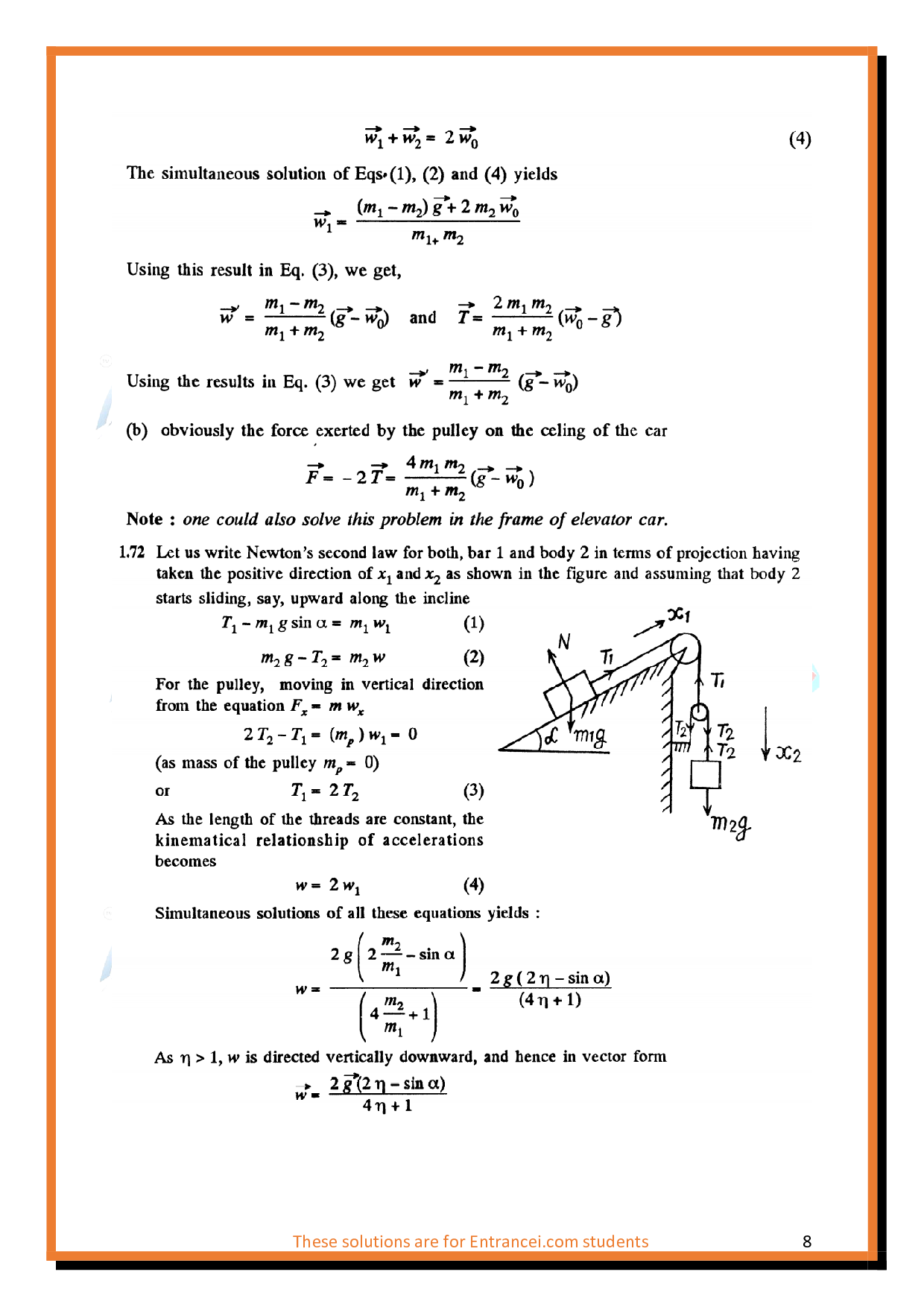 I.E. Irodov Solutions on The Fundamental Equation of Dynamics | PW