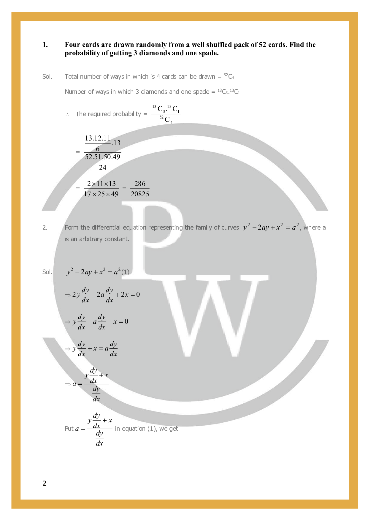 Maths Sample Paper 2 For Class 12 Maths With Solutions Pdf PW Maths Sample Paper 2 For Class 12 Maths With Solutions Pdf PW