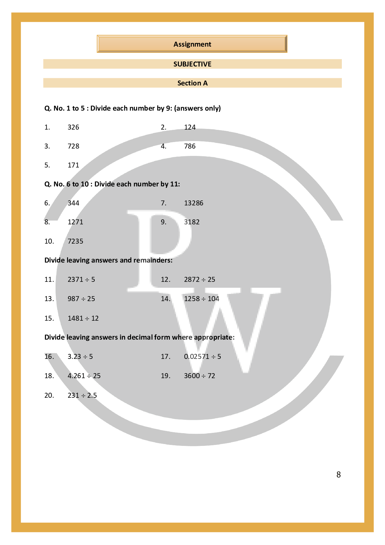 Vedic Maths Tips & Trick for-Division by Nikhilam