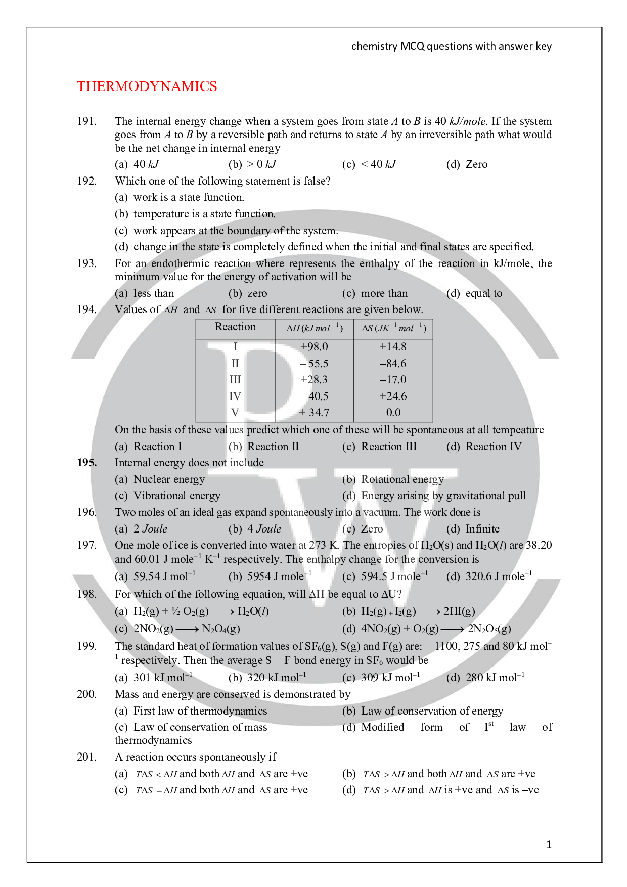 Thermodynamics Problems | Thermodynamics Questions
