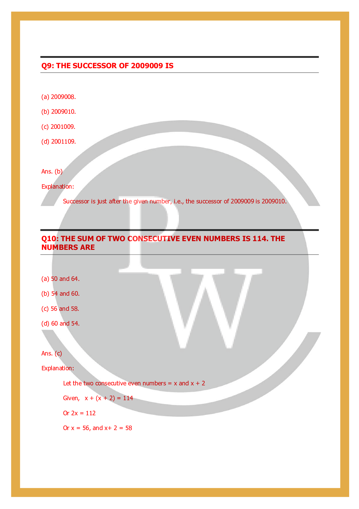 Class 6 Maths Chapter 2 Whole Numbers Questions Worksheet With class-6-maths-chapter-2-whole-numbers-questions-worksheet-with