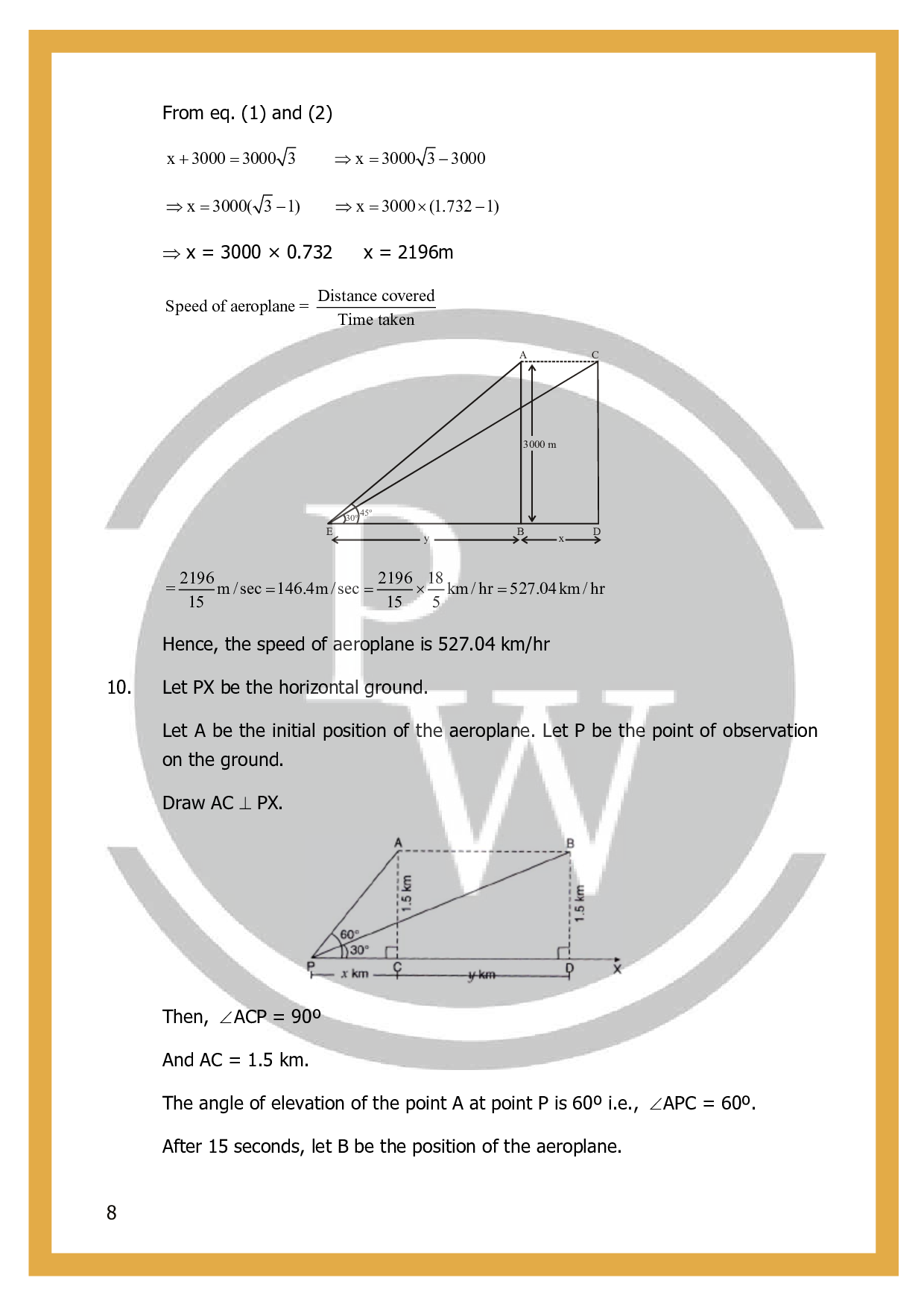 Questions for Trigonometry With Solutions|Physics Wallah
