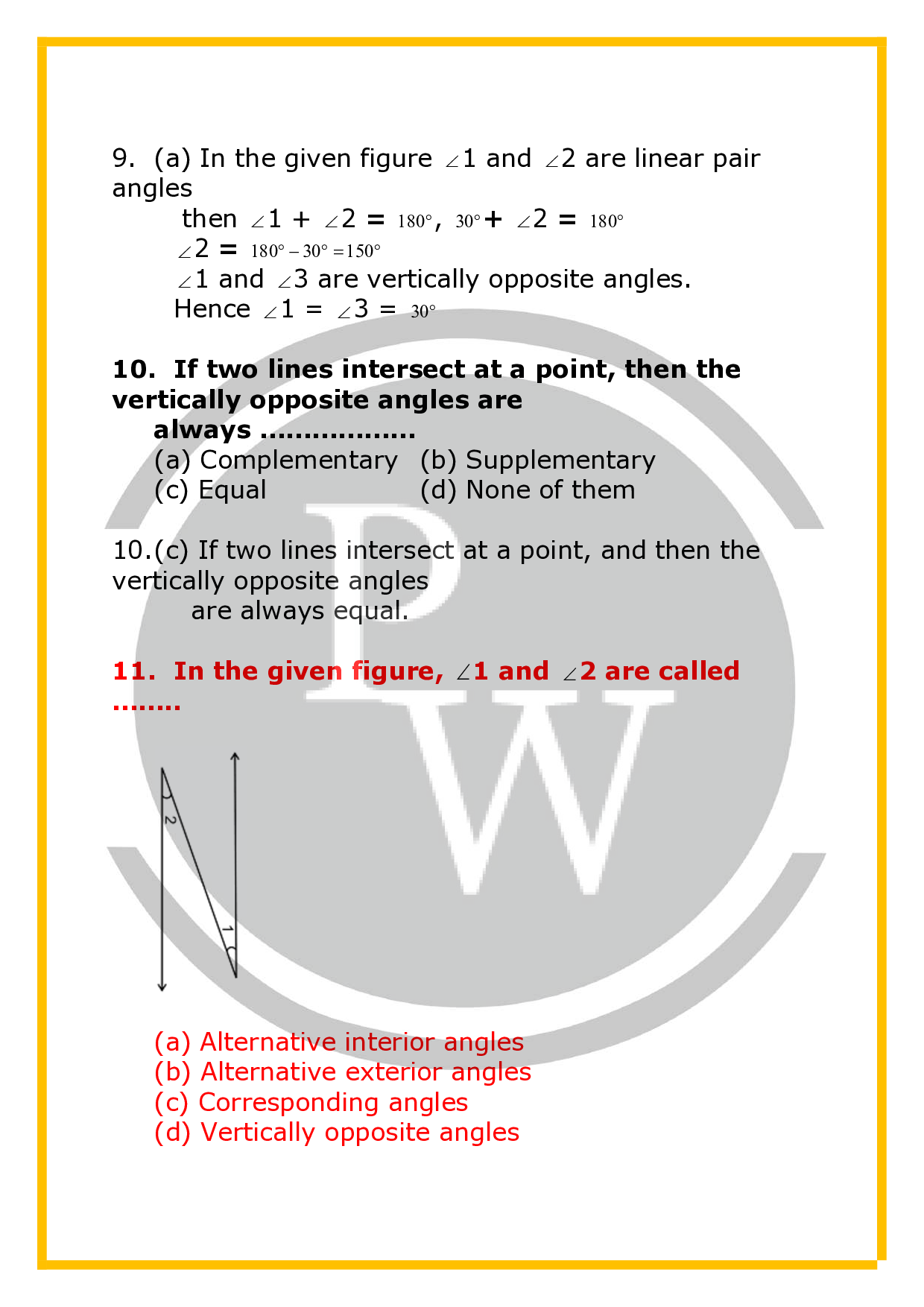 CBSE Class 7 Maths Worksheet For Line And Angles PW cbse-class-7-maths-worksheet-for-line-and-angles-pw