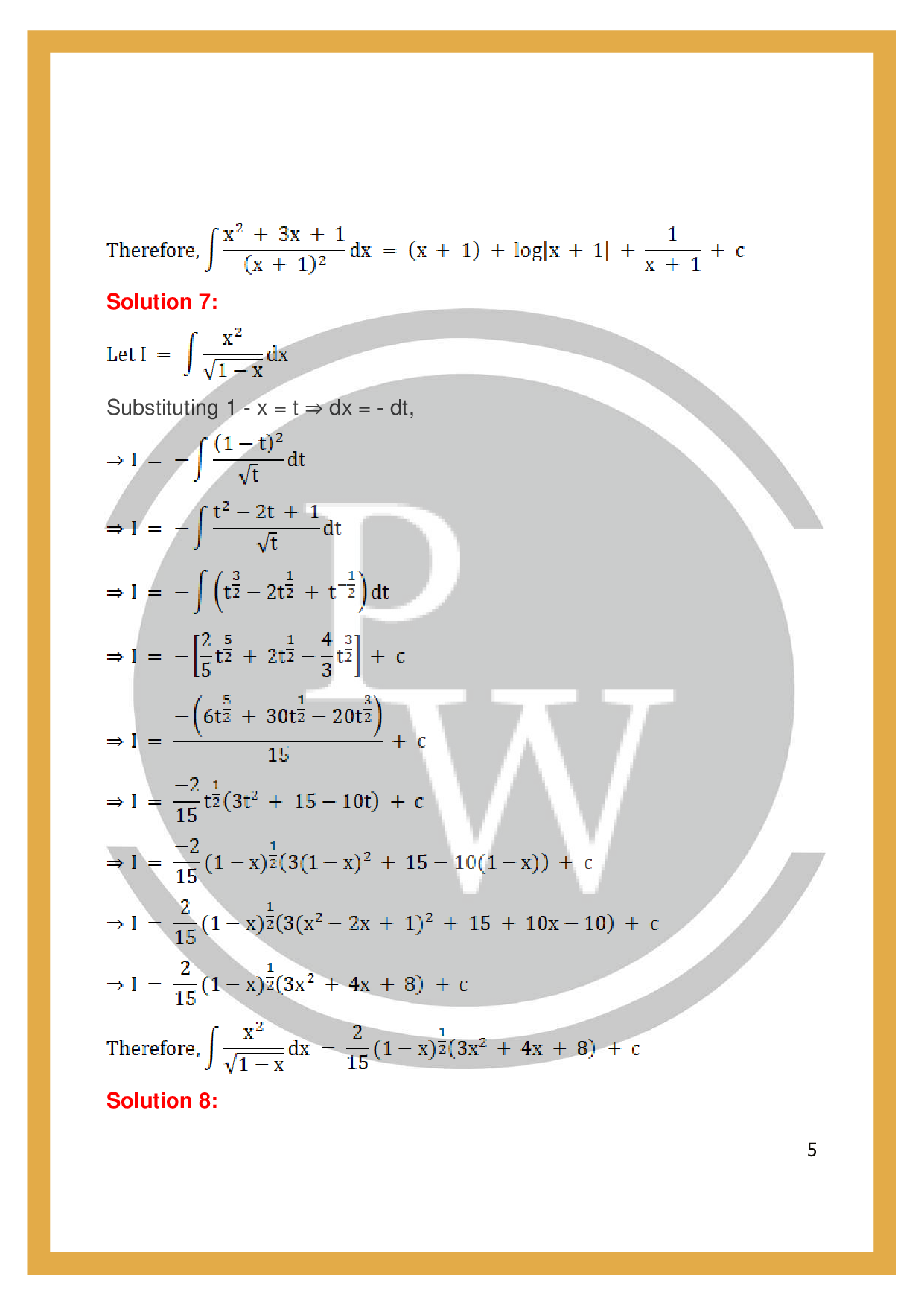 RD Sharma solutions for class 12 Maths chapter-19 Exercise-19J | PW