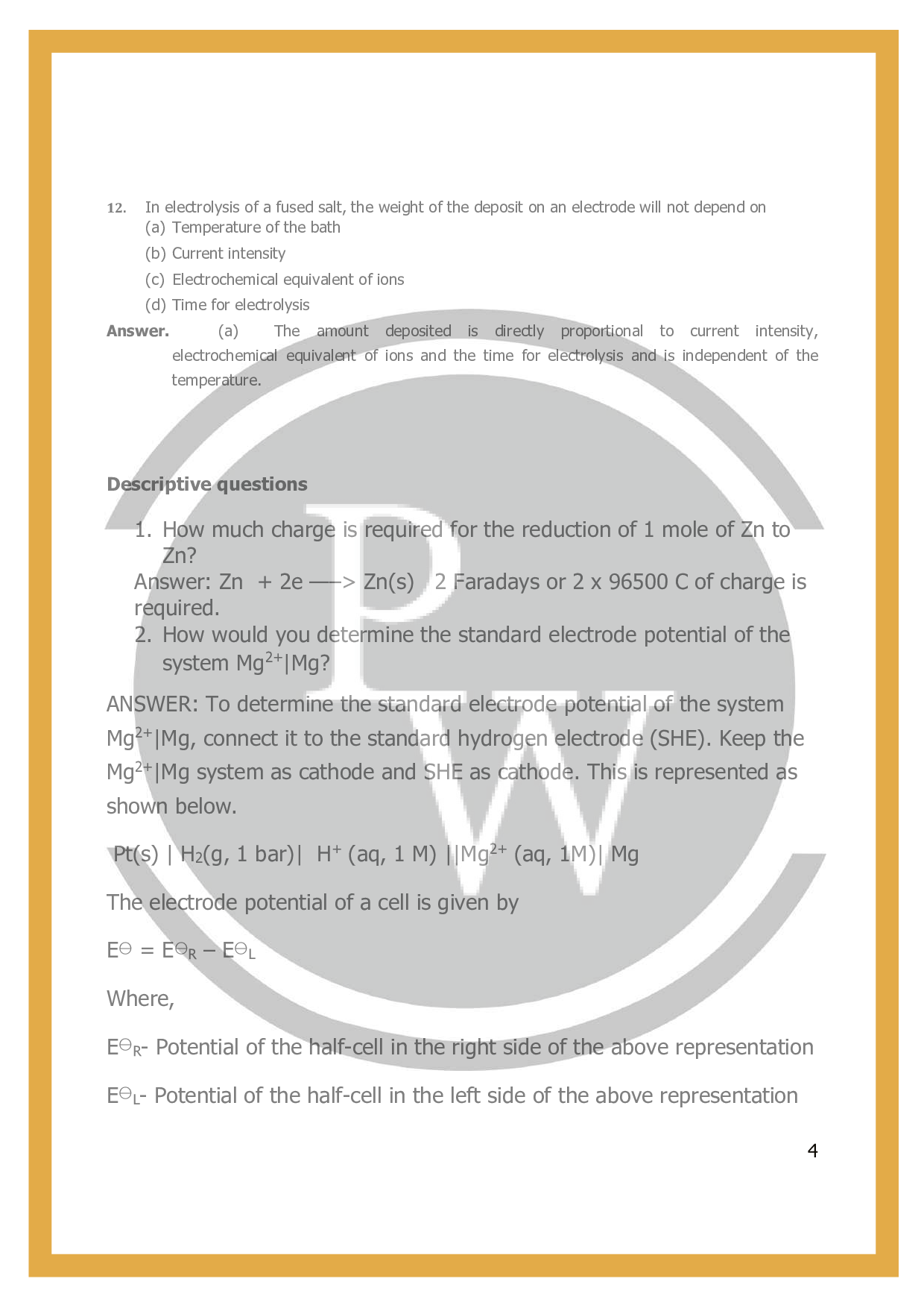 Important Questions For Class 12 Chemistry Chapter 3 PW important-questions-for-class-12-chemistry-chapter-3-pw