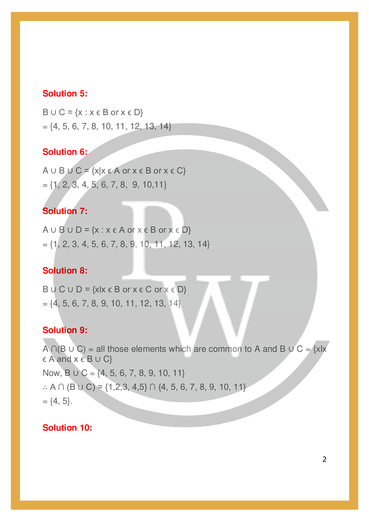 RD Sharma class 11 solutions for chapter-1 Sets for Exercise-1.5 ...