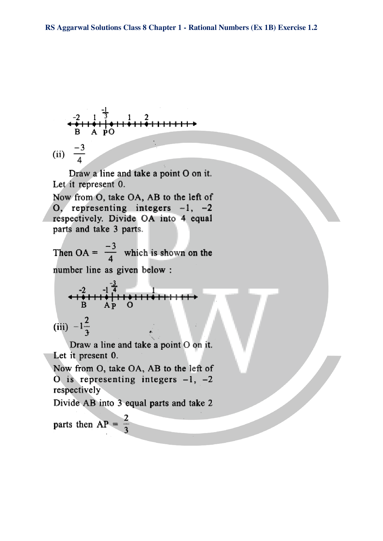 Exercise 1B Of RS Aggarwal Class 8 Maths Solutions Exercise 1B Of RS Aggarwal Class 8 Maths Solutions